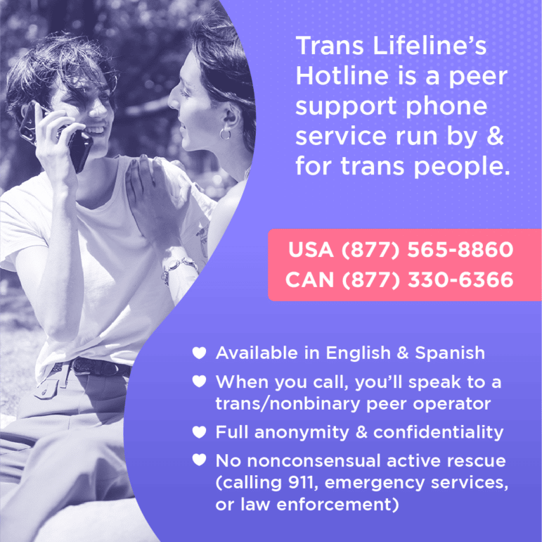 Want to Fundraise For Us? - Trans Lifeline